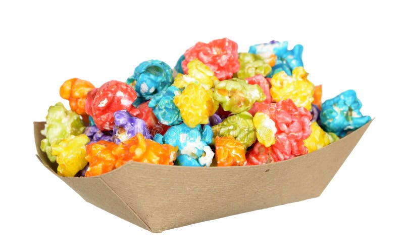 Buntes Popcorn stockbild. Bild von festlich, köstlich - 32390989