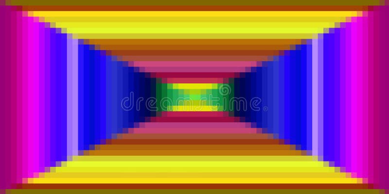 Buntes Quadratmuster Der Pixel Stock Abbildung - Illustration von kunst ...