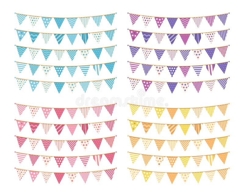Bunting stock vector. Illustration of celebrate, autumn - 156130959