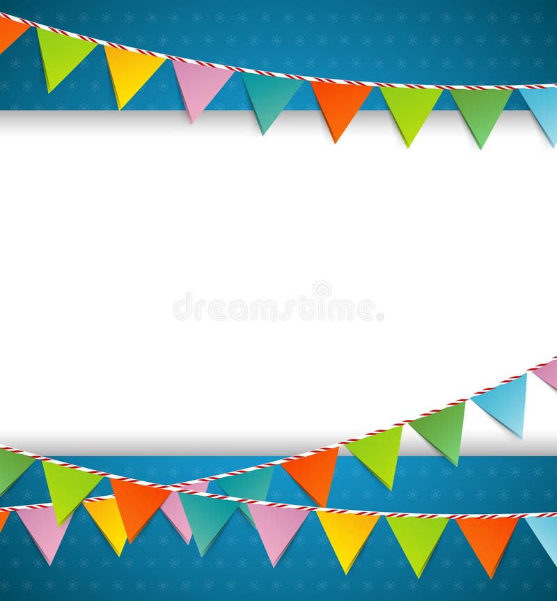 Banderitas Clipart Border