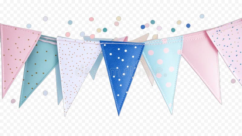 Bunting Party Decoration Collection Stock Image - Illustration of ...