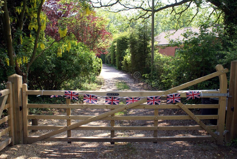 Union Bunting Flags Garden Stock Photos - Free & Royalty-Free Stock ...