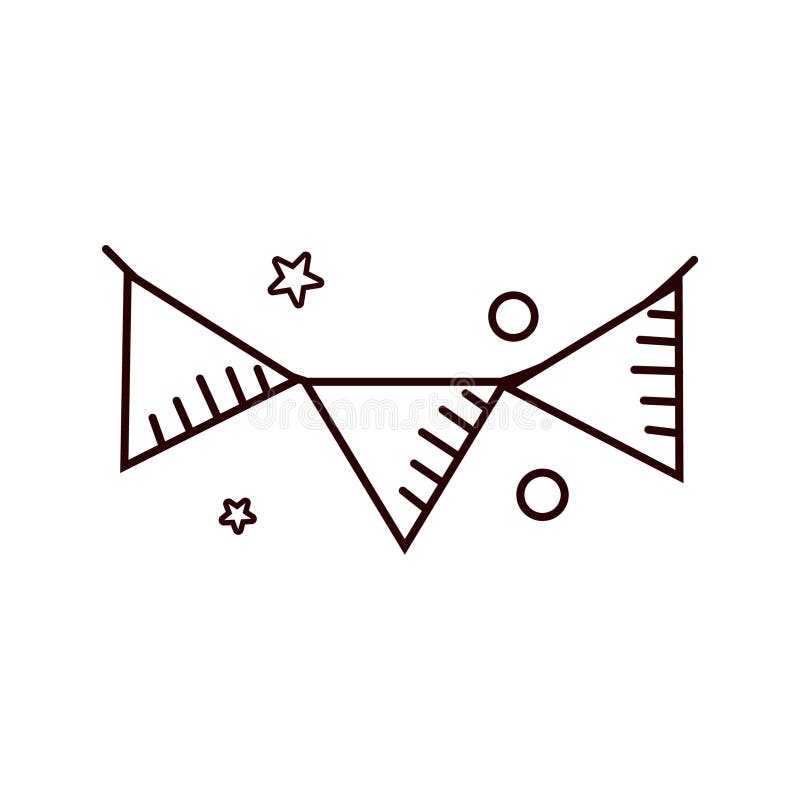 Bunting Outlines Stock Illustrations – 15 Bunting Outlines Stock ...