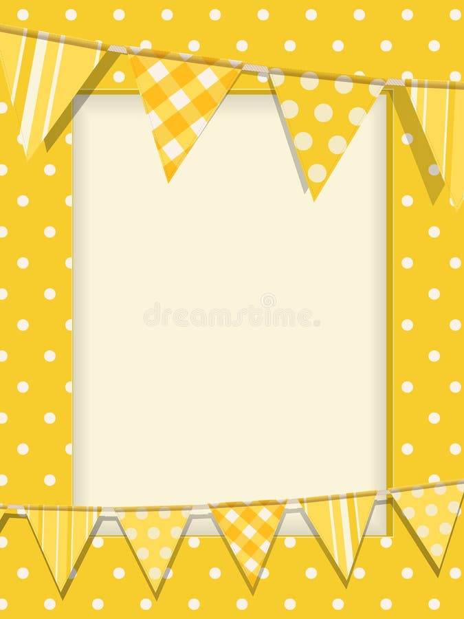 Yellow Polka Dot Border Free Photos | Dot X Border Hand Painted Frame