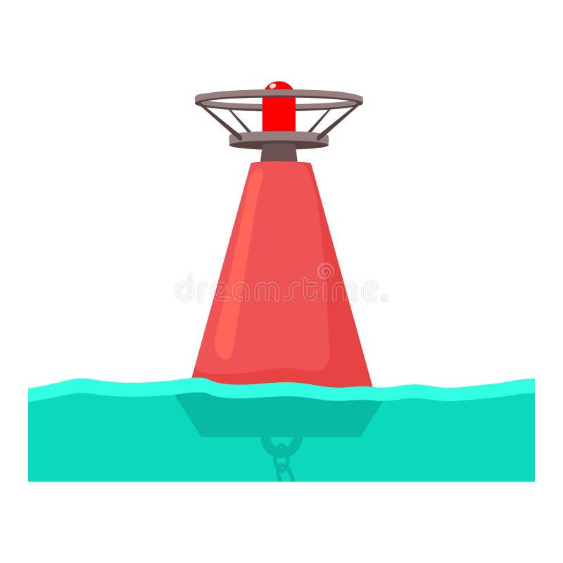 Cartoon Boy With A Buoy Presenting Stock Vector - Illustration of ...