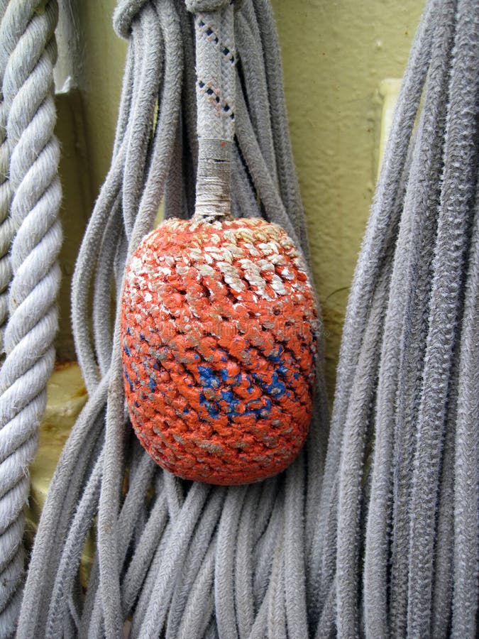 Buoy and rope stock image. Image of fiber, closeup, texture - 35902473