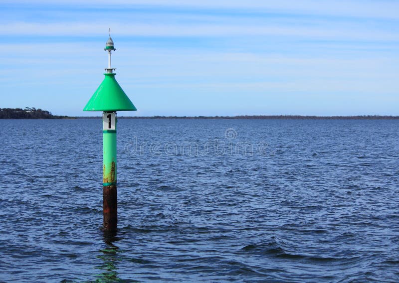 Buoy stock image. Image of coast, safe, mark, maritime - 97353093