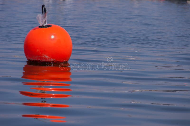 Buoy on water stock photo. Image of nautical, marine - 35552240