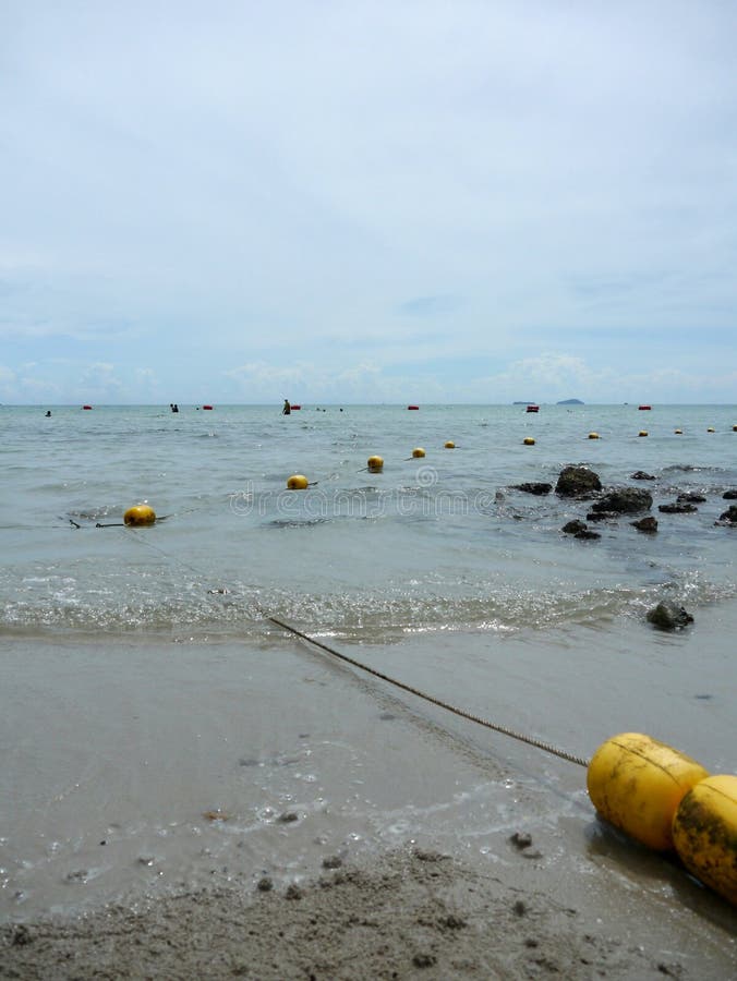 Buoys stock image. Image of washed, brine, cloud, clear - 73937959