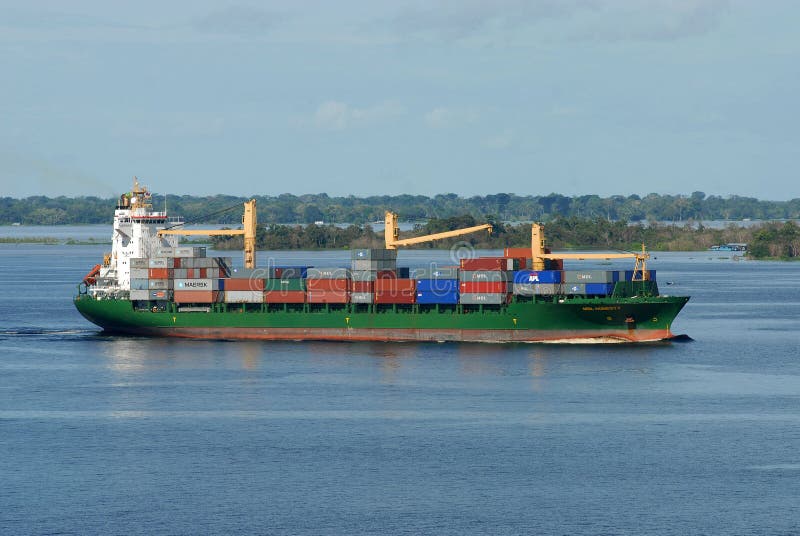 Buque mercante imagen de archivo editorial. Imagen de brasil - 105287964
