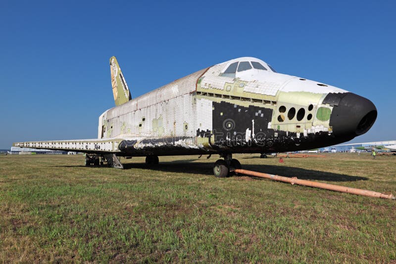Buran (spacecraft) stock image. Image of famously, outdoors - 25353913