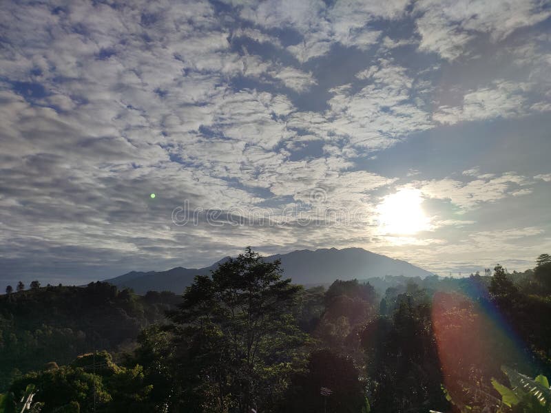 Burangrang Mountain Sunrise Stock Photos - Free & Royalty-Free Stock ...