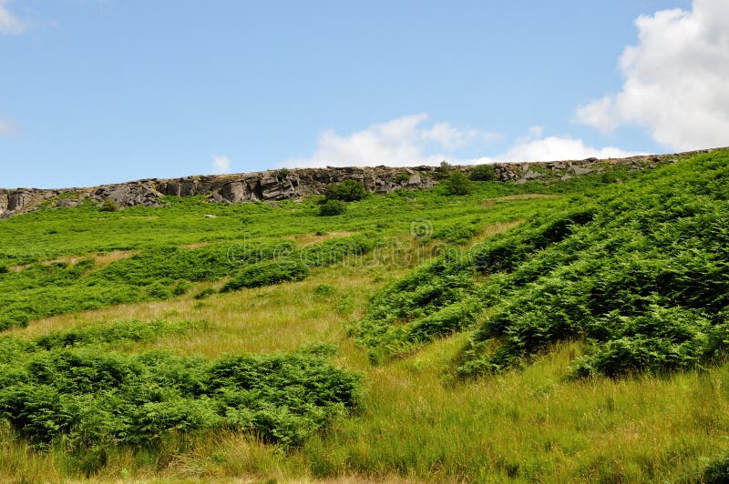 Burbage valley stock image. Image of valley, summer, landscape - 54444663