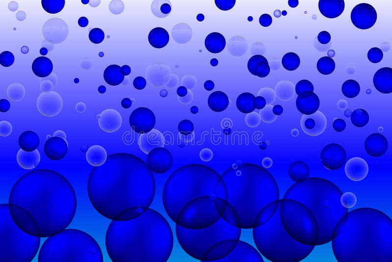 Burbujas en fondo azul stock de ilustración. Ilustración de imagen ...