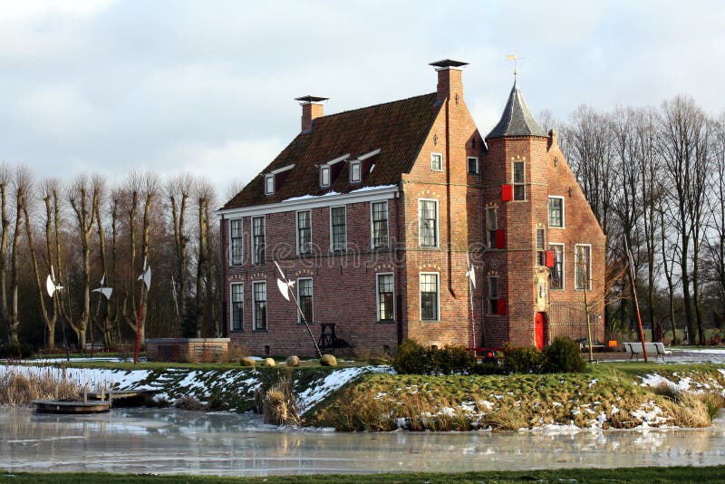 Burcht Wedde stock photo. Image of architecture, brick - 28923358