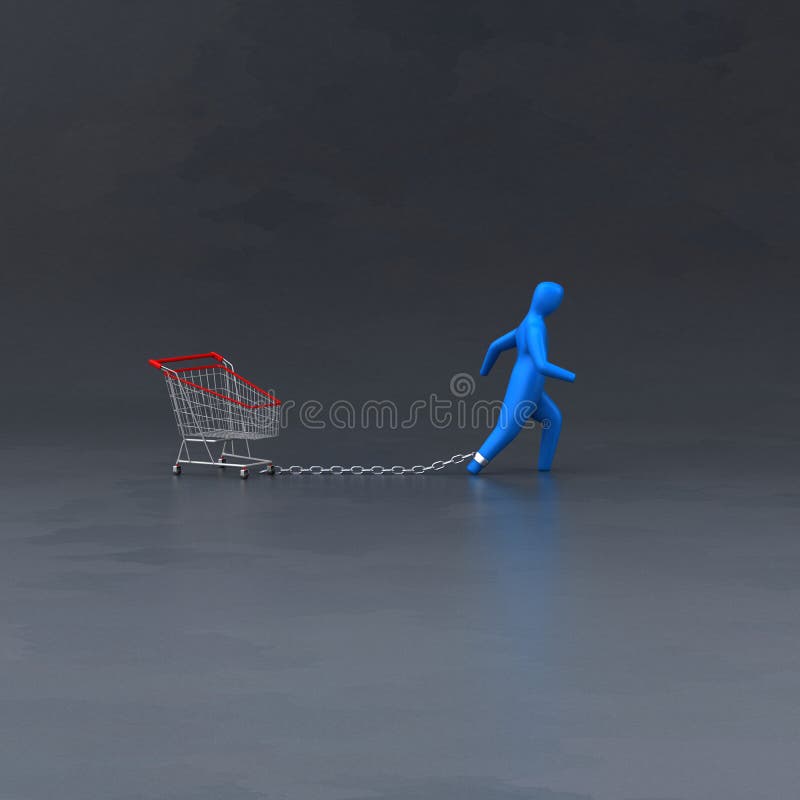 Burden Symbol - 3D Illustration Stock Illustration - Illustration of ...