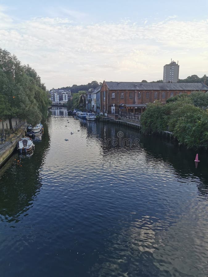Bure River Norwich stock photo. Image of watercourse - 367071794