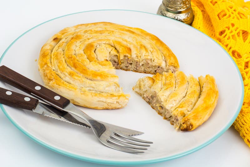 Burek Meat Turkish Baked Goods Stock Photos - Free & Royalty-Free Stock ...