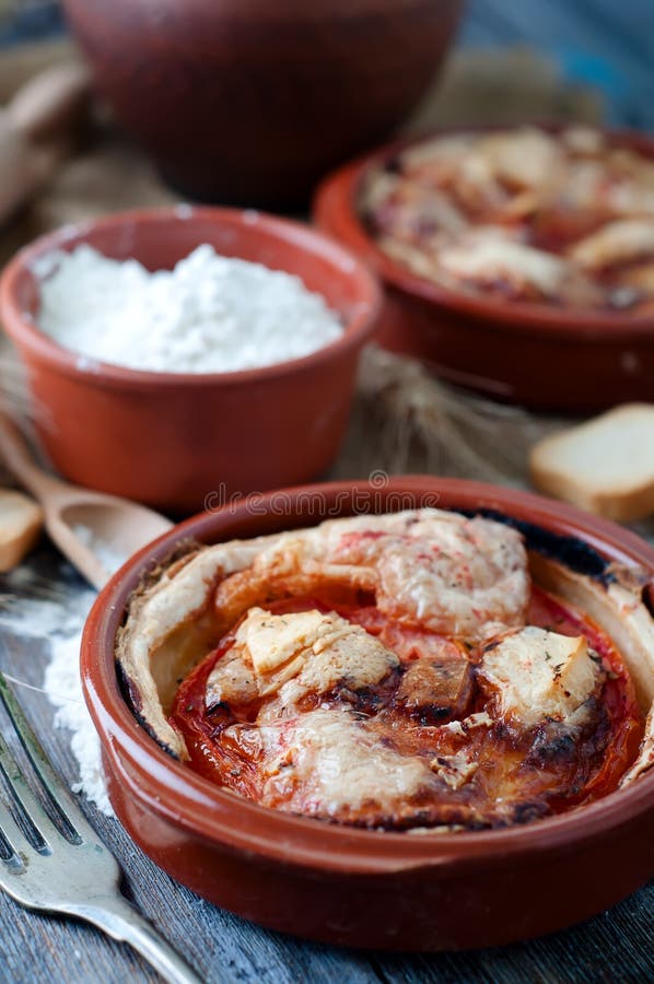 Burek, a Traditional Balkan Dish . Toned Photo Stock Photo - Image of ...