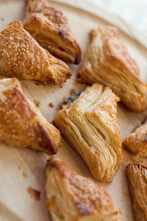 Burek triangles stock photo. Image of ingredients, yummy - 7842258