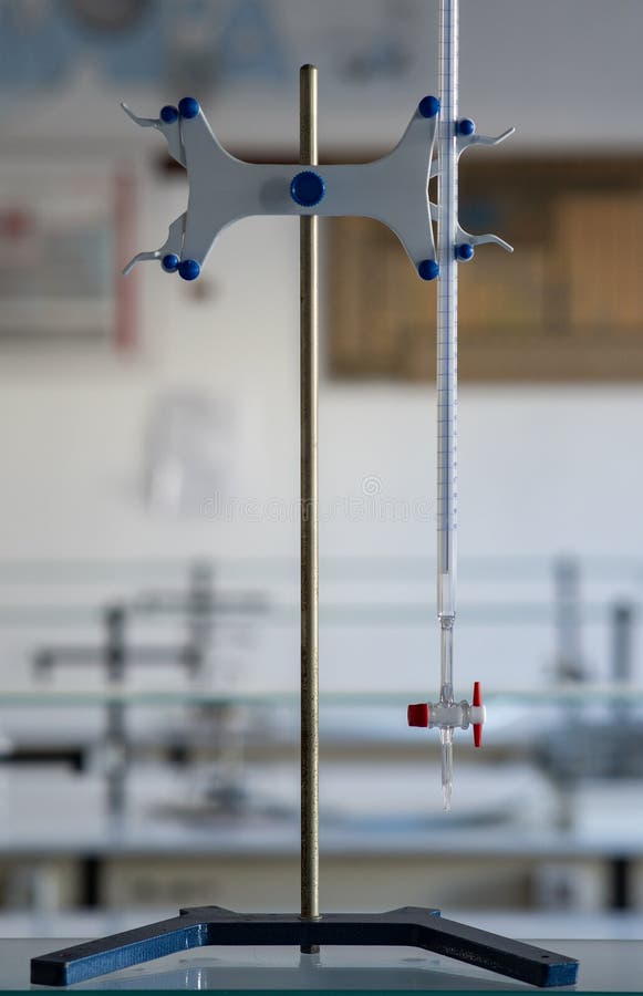 Burette for Precision Measurements in the Chemistry Laboratory Stock ...
