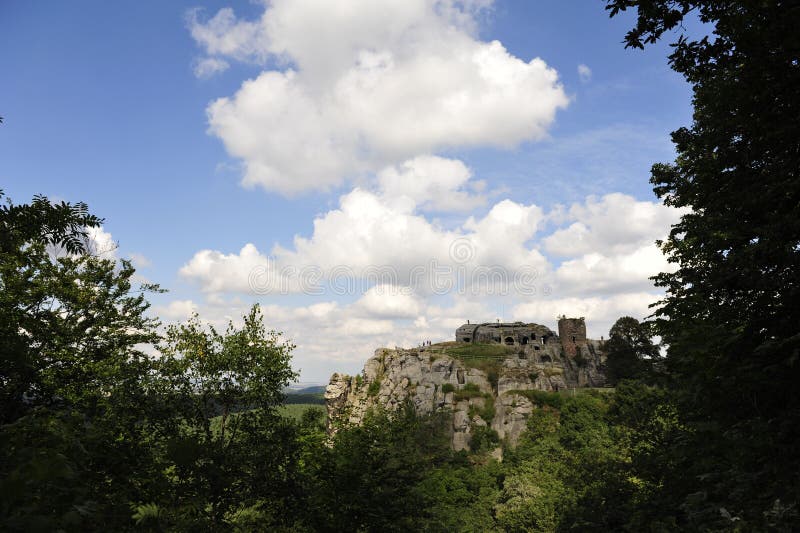 Burg Regenstein stock photo. Image of forest, burg, environment - 16110584