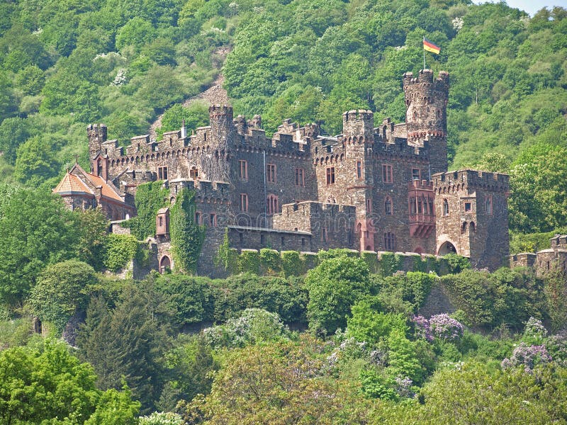 Burg Reichenstein stock image. Image of valley, reichenstein - 20616025
