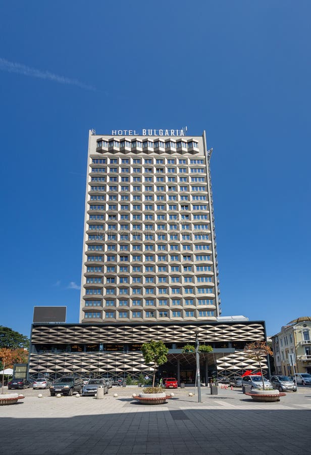 Burgas, Bulgaria, 16 September 2021: Front View To the Hotel Bulgaria ...