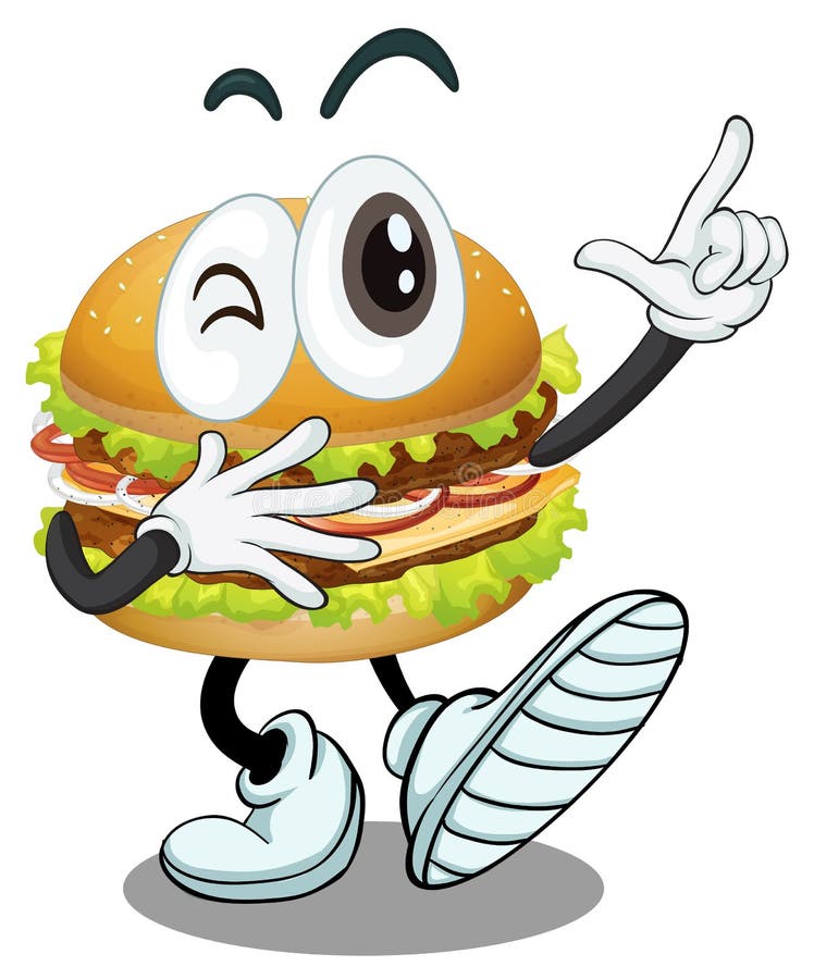 A burger stock illustration. Illustration of layer, bread - 28071406