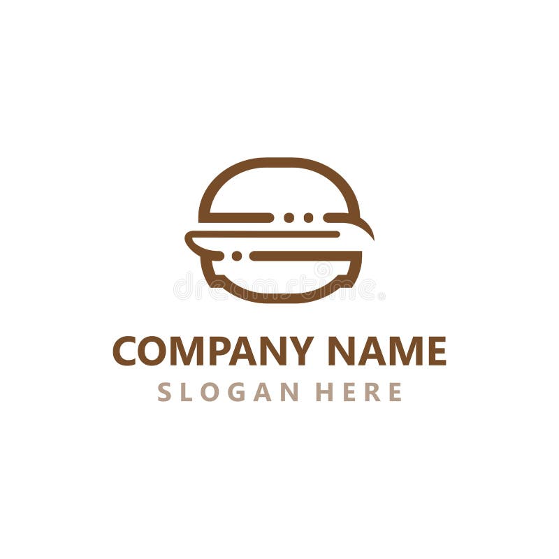 Burger Beef Logo Design Restaurant Template Vector Image Stock ...