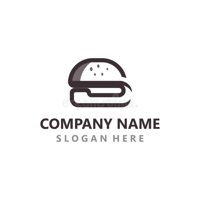 Burger Beef Logo Design Restaurant Template Vector Image Stock ...