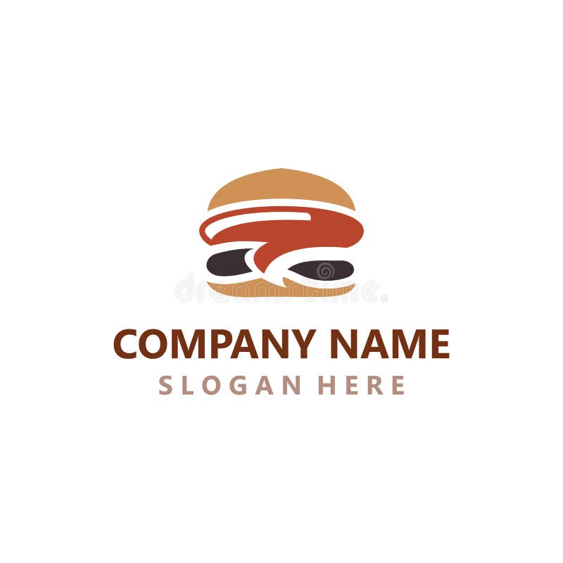 Burger Beef Logo Design Restaurant Template Vector Image Stock ...