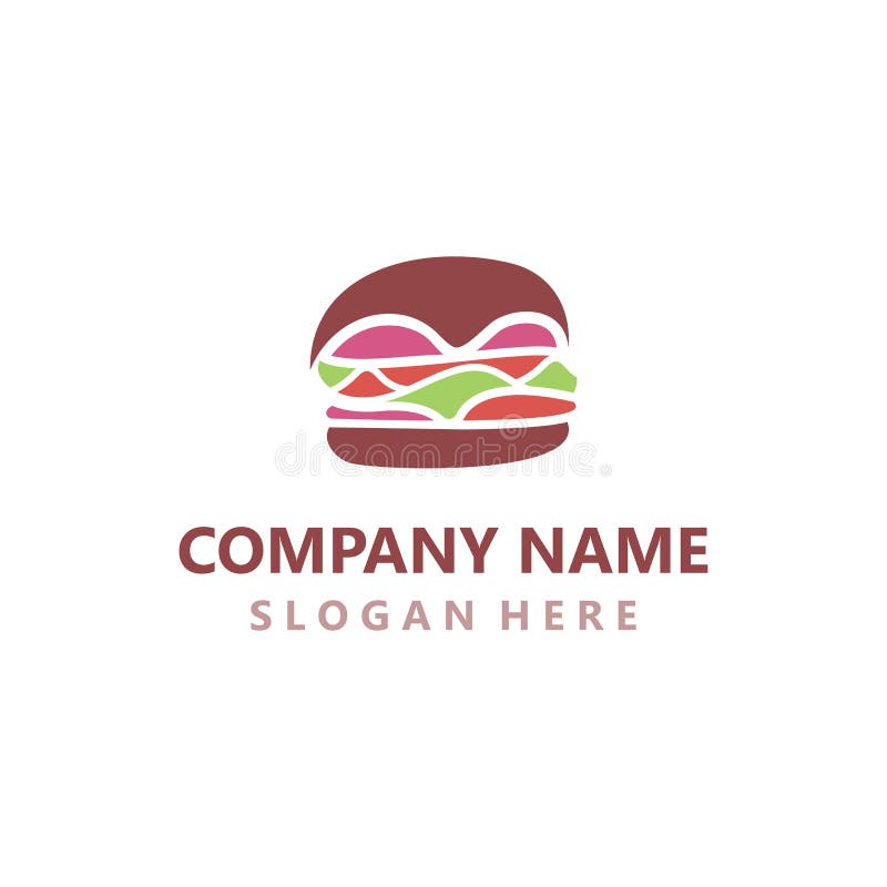 Burger Beef Logo Design Restaurant Template Vector Image Stock ...