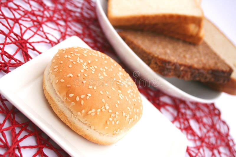 Burger Bread stock image. Image of snack, buffet, wheat - 37191737