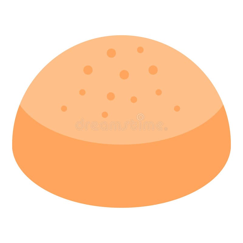 Burger Bread Icon, Isometric Style Stock Vector - Illustration of ...