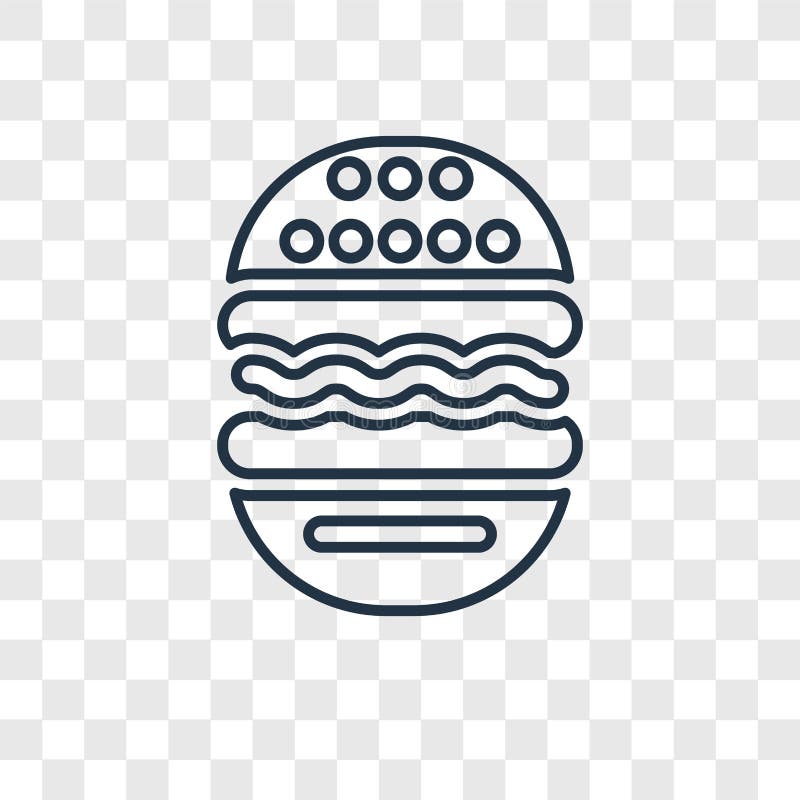 Burger Transparent Vector Stock Illustrations – 1,114 Burger ...