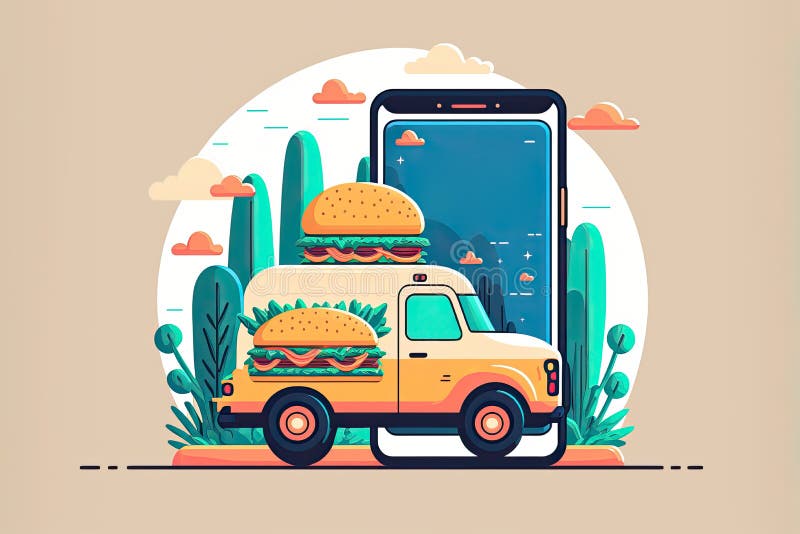 Burger Delivery or Courier App by Virtual Restaurants Made with ...