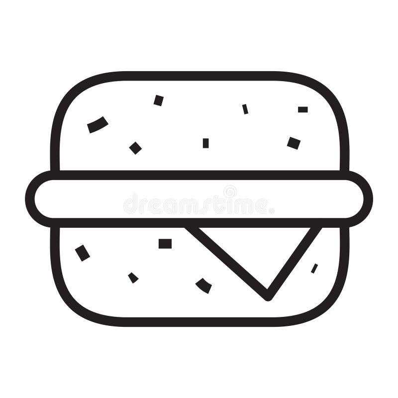 Burger stock vector. Illustration of chinese, eating - 99796517