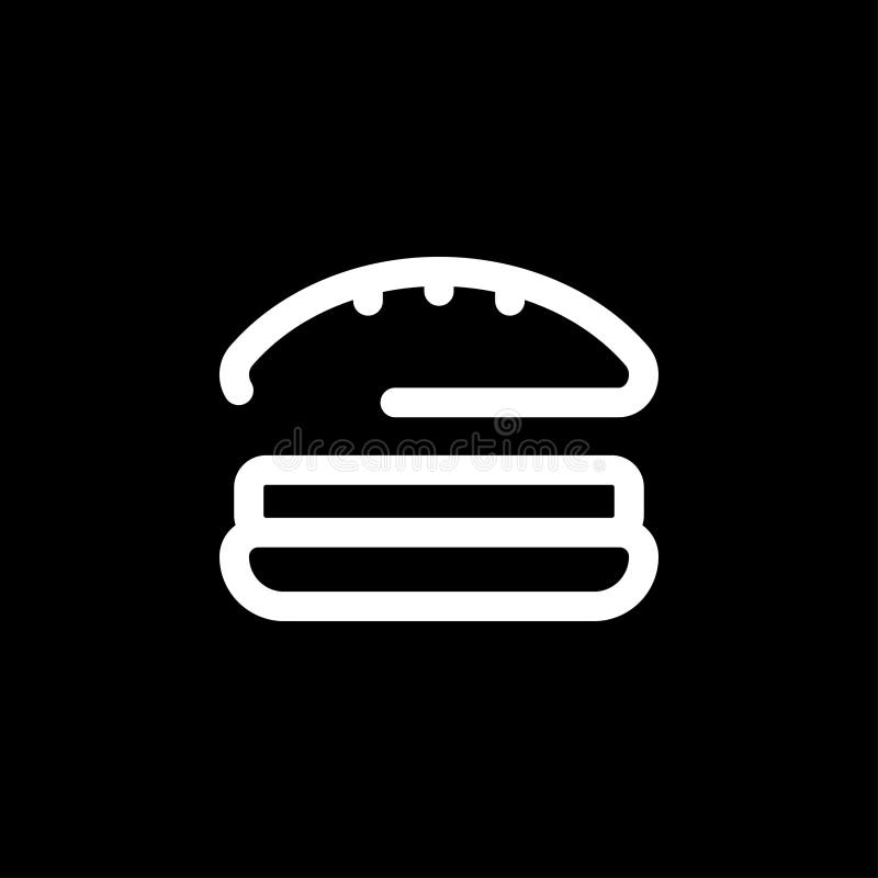 Burger Icon Vector of Fast Food Set for UI and UX, Website or Mobile ...