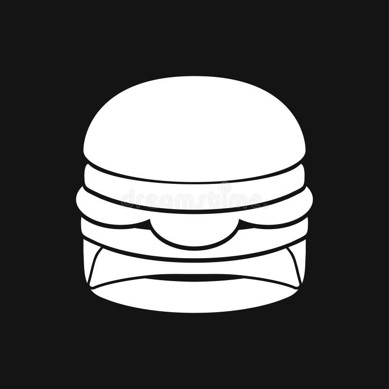 Burger Icon Vector of Fast Food Set for UI and UX, Website or Mobile ...
