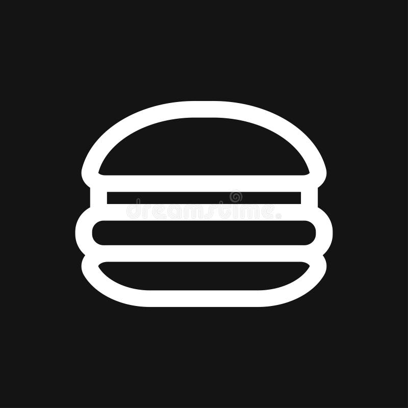 Burger Icon Vector of Fast Food Set for UI and UX, Website or Mobile ...