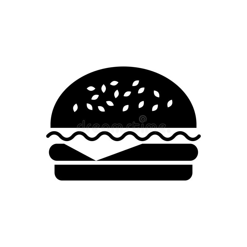 Burger Icon Vector Illustration Template Design Trendy Stock Vector ...