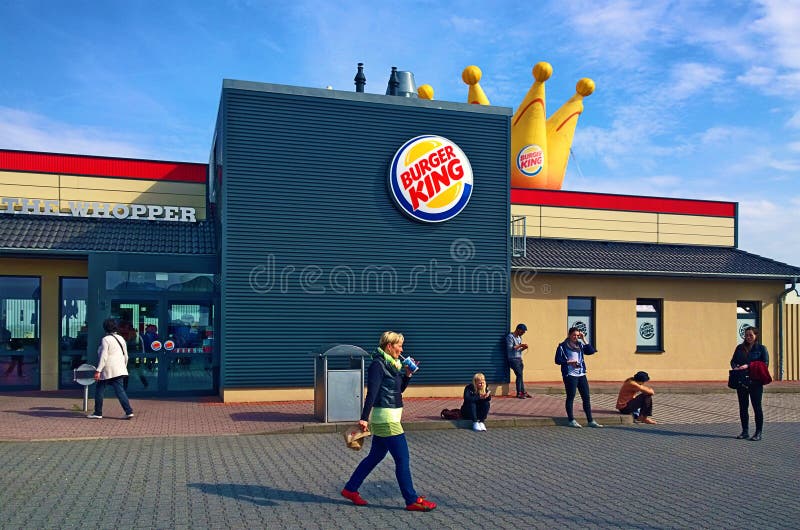 Burger King at Rest Stop on German Motorway Editorial Stock Photo ...