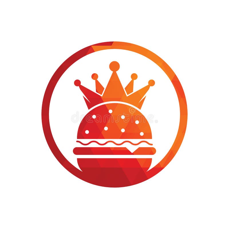 Burger King Vector Logo Design. Stock Vector - Illustration of concept ...