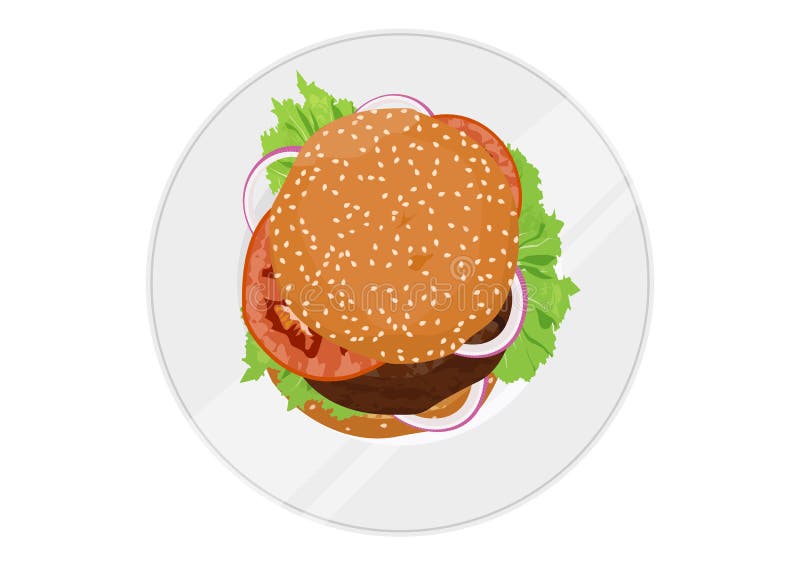 Burger Lettuce Stock Illustrations – 13,614 Burger Lettuce Stock ...