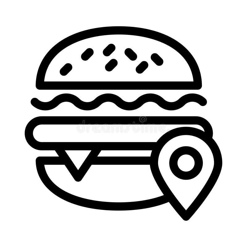 Burger Location Stock Illustrations – 2,397 Burger Location Stock ...