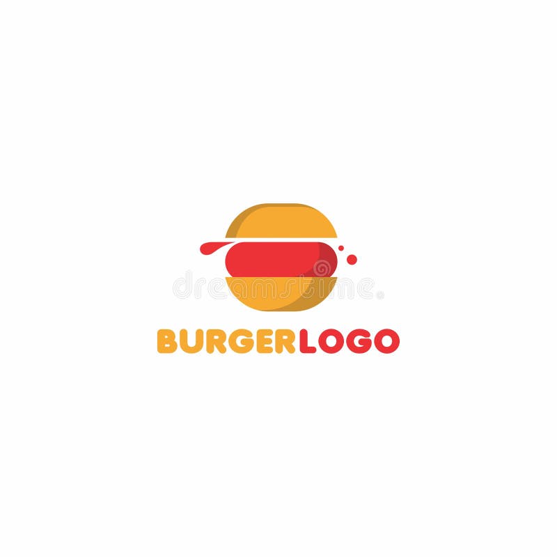 Burger Logo. Burger Food Icon Stock Vector - Illustration of design ...