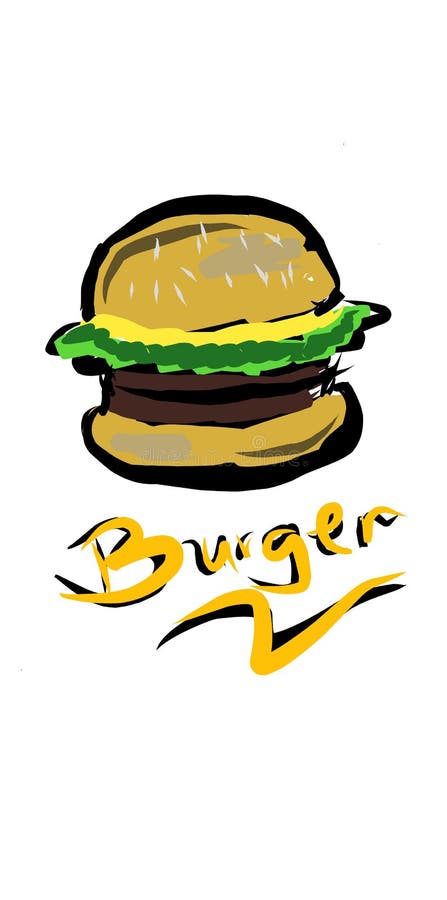 Burger Logo for Your Business. Good for Your Company Stock Illustration ...