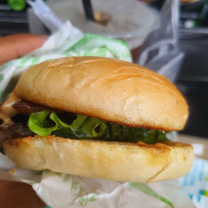 Burger Old. Primitif Burger Stock Photo - Image of primitif, asia ...