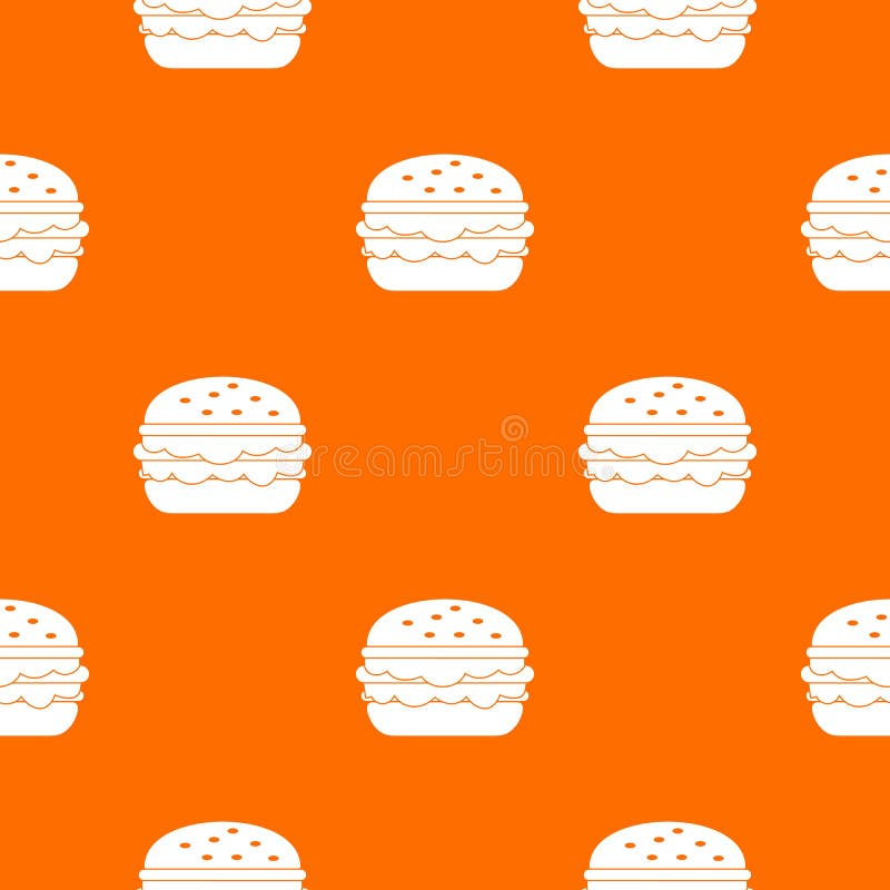 Burger pattern seamless stock vector. Illustration of hamburger - 98724190